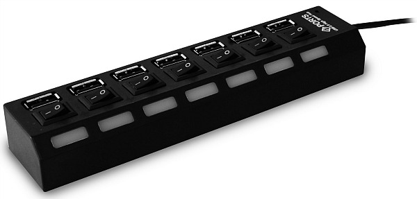 노벨뷰, 절전형 7포트 USB 허브 ‘NB107(P)’ 출시 - 데이터넷