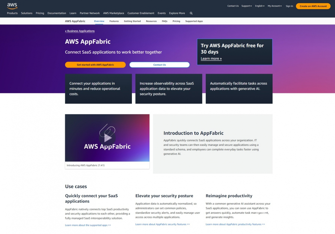 AWS, SaaS 애플리케이션 강화 ‘AWS 앱패브릭’ 출시 - 데이터넷